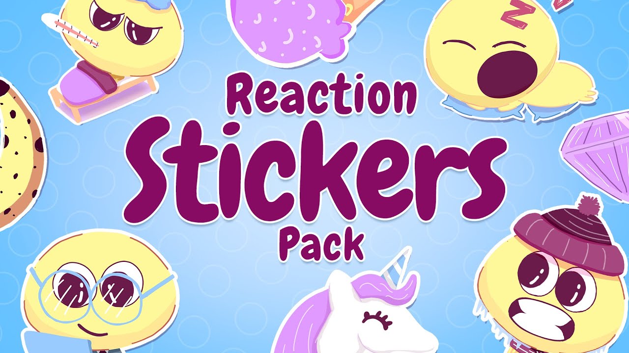 Reaction Stickers Pack | Filmora Effect - YouTube