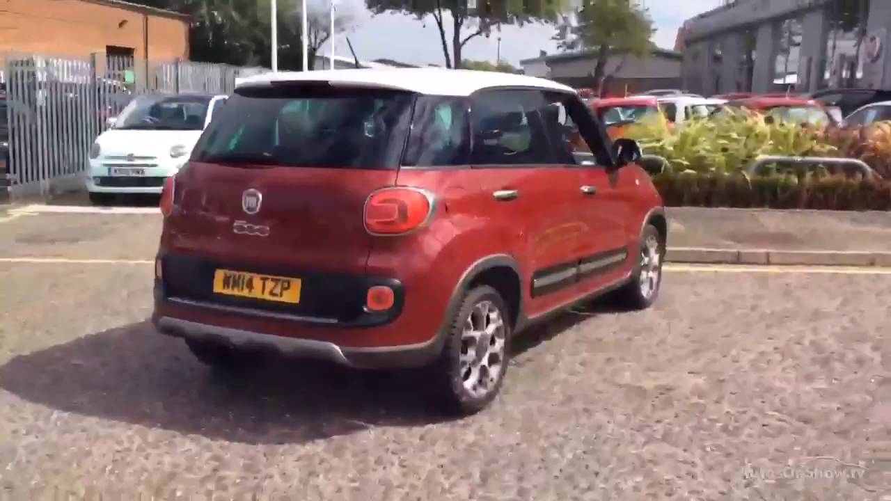 FIAT 500L TREKKING RED/WHITE 2014 - YouTube