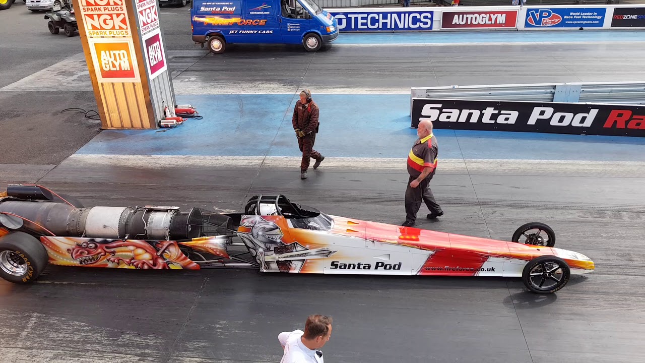 Jet Dragster at the Junior Drag Racing Fun Day 2018 - YouTube