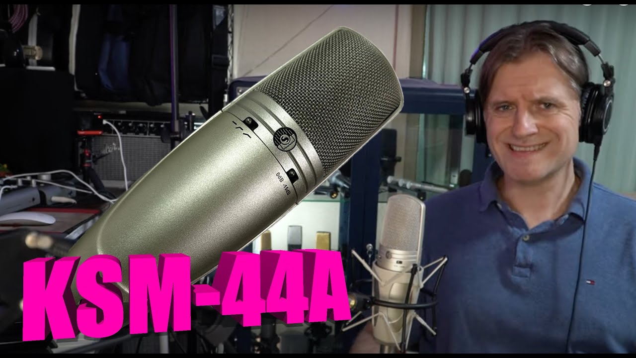 SHURE KSM 44a - Review / Vocal Sound Test - YouTube