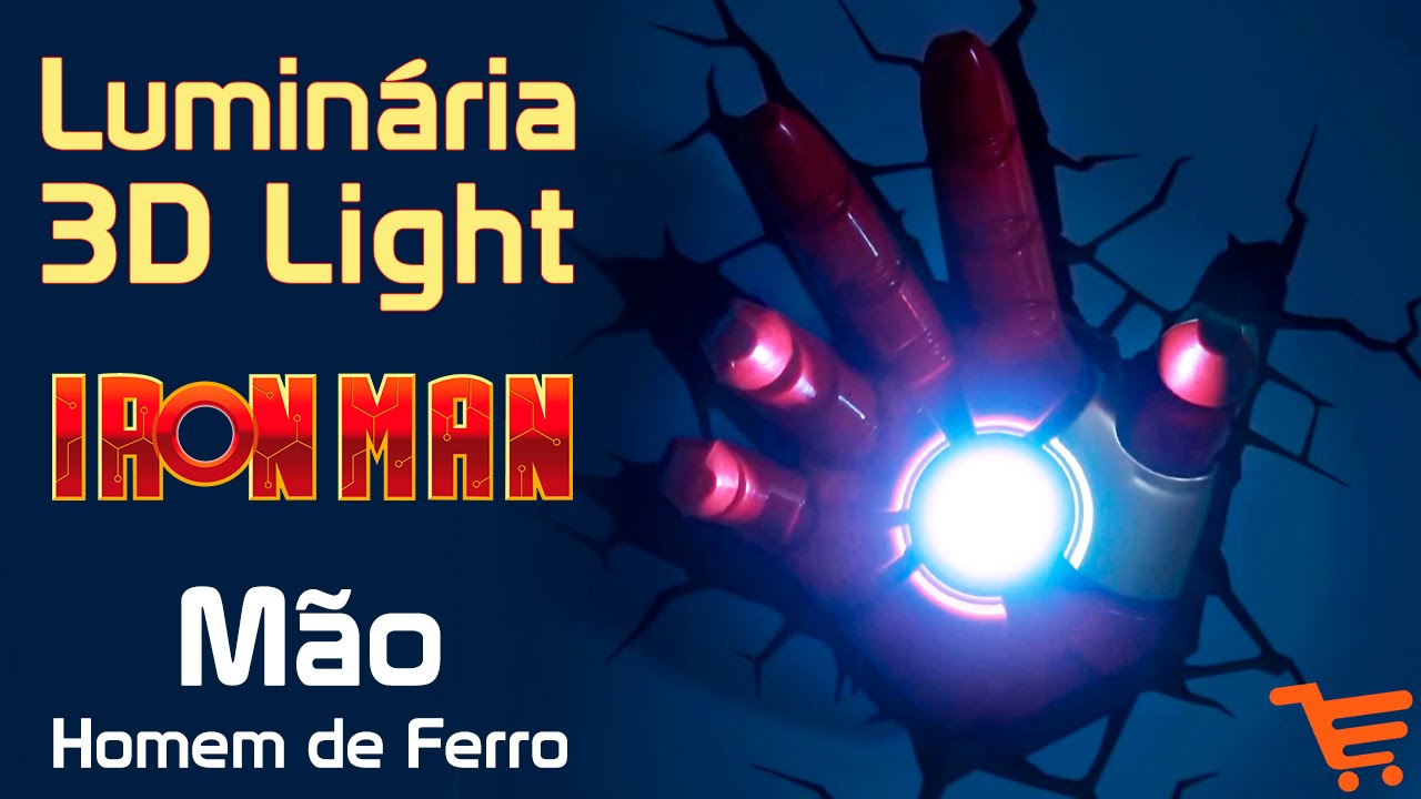 Luz De Mao Do Homem De Ferro Mao Homem De Ferro Em Promoção No