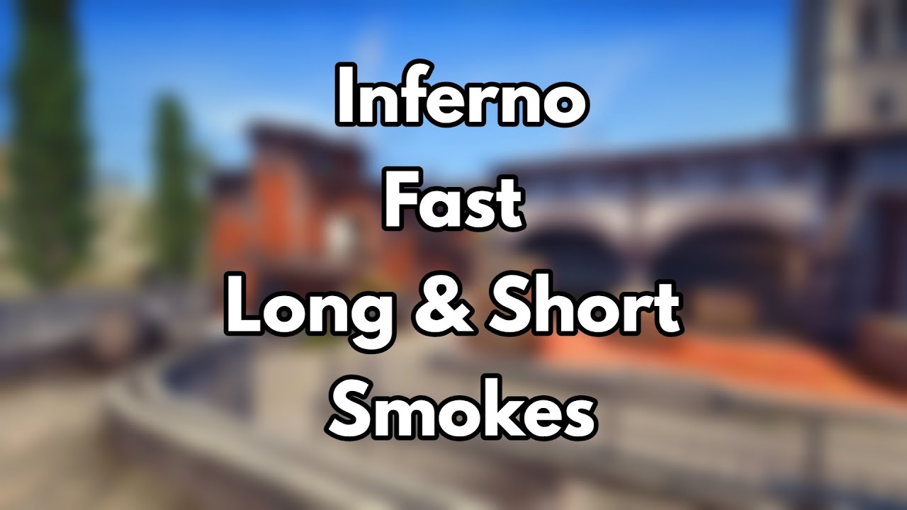 [CS:GO] Inferno | Fast A Long & Short Smoke | 128 Tick - YouTube