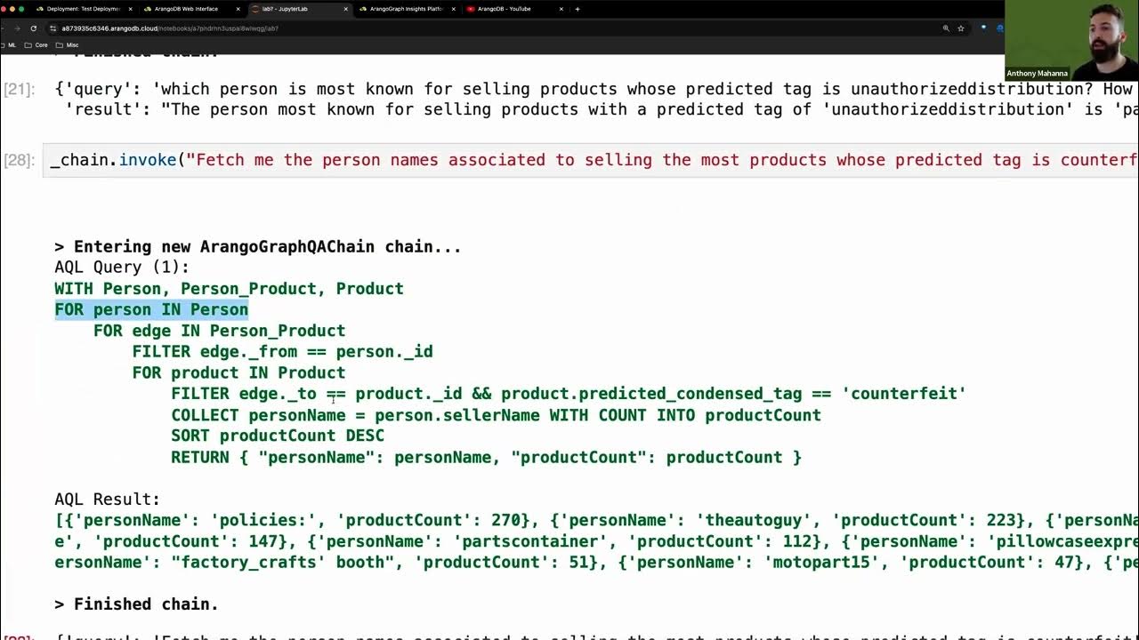 ArangoDB GraphRAG Technical Demo - YouTube