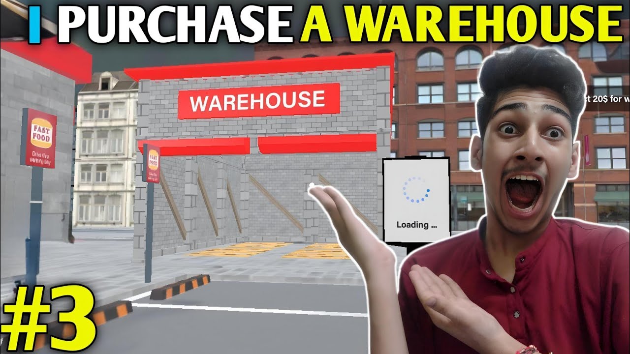 I AM A PURCHASING A WAREHOUSE IN FAST FOOD KINGDOM RESTAURANT SIMULATOR ...