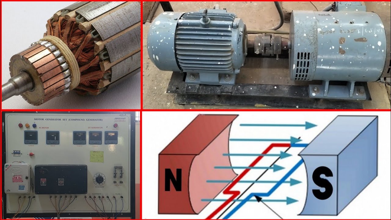 How to make Generator with Motor | Motor Generator Set - YouTube