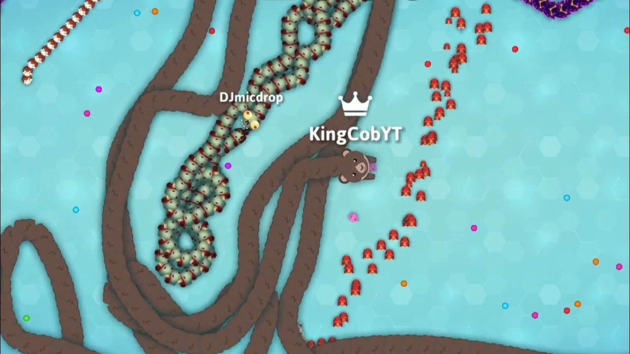 EATING 2 SNAKES IN ONE TIME 😏 || Snake.io - YouTube