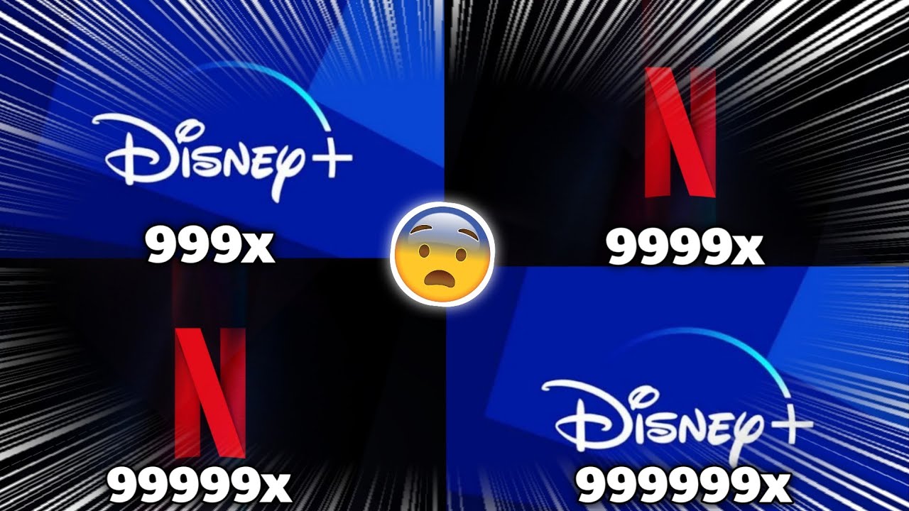 Disney Plus & Netflix Intro Wild 999999x Speed! - YouTube