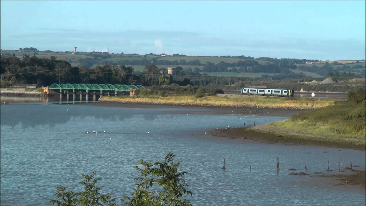 Cobh Train crossing the Slatty Viaduct, 4 Aug 2014 - YouTube