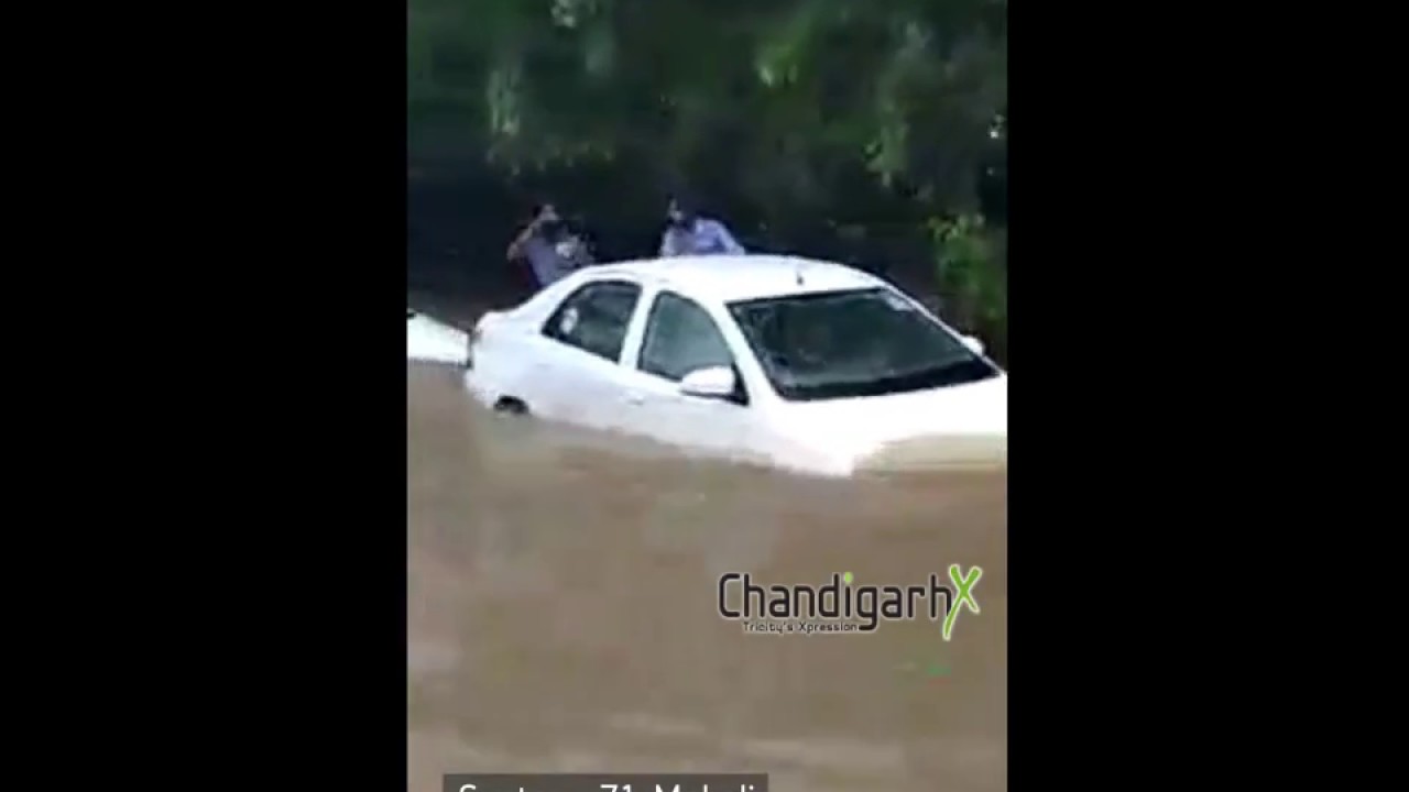 Heavy Rainfall in Chandigarh, Mohali, Panchkula Leads to Flood-like ...