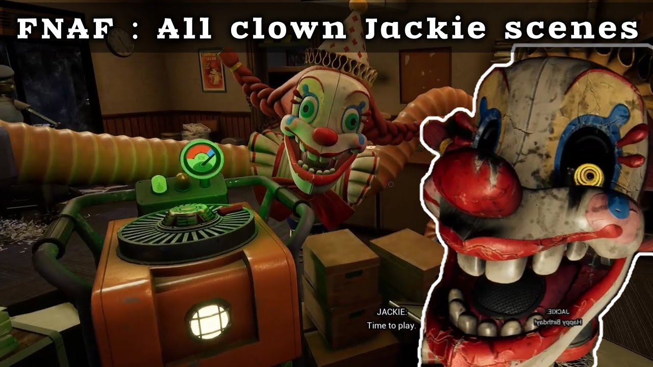 FNAF Secret of the mimic - All Clown Jackie jumpscares - YouTube