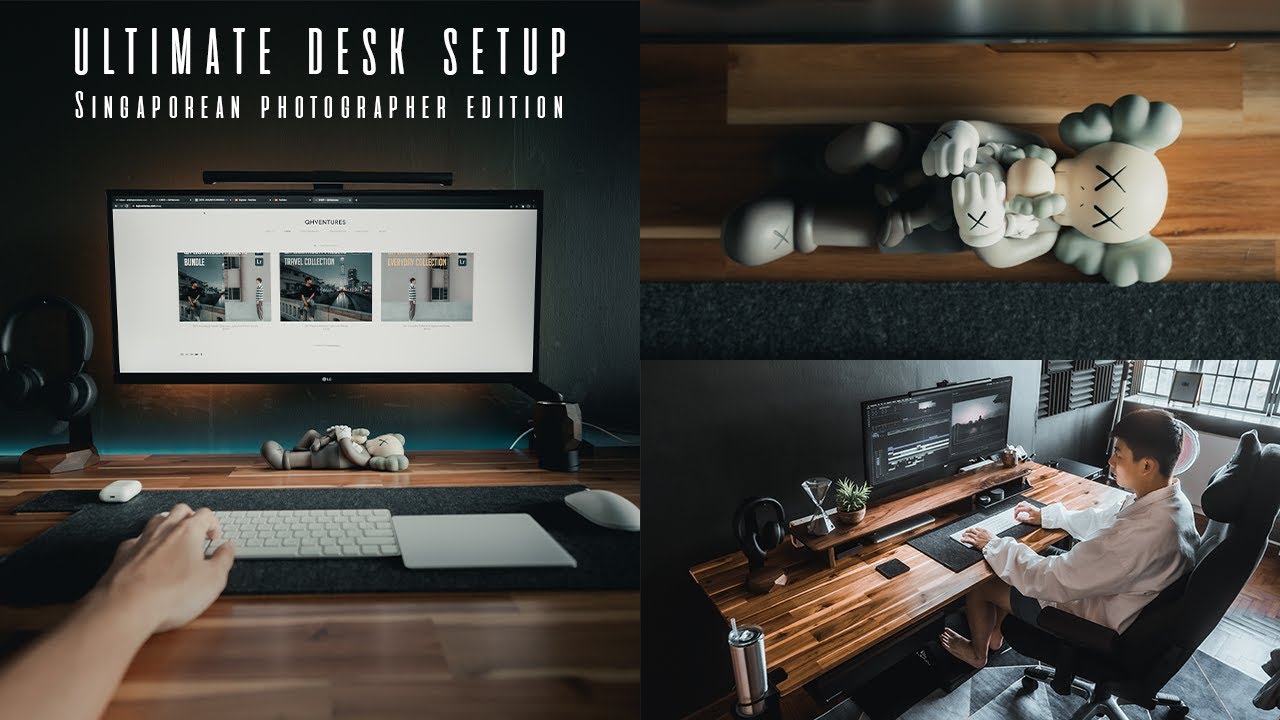 DREAM Desk Setup of a Photographer - YouTube