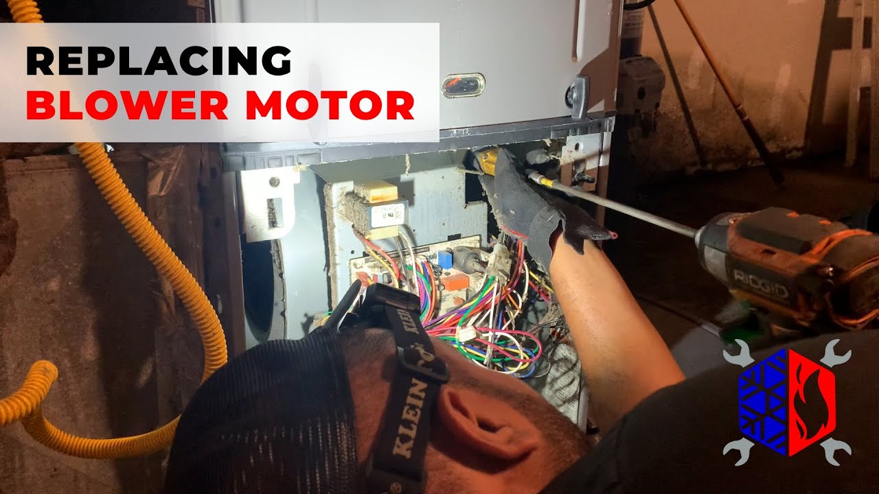 Replacing Blower Motor | Long Island Heating and Cooling INC - YouTube