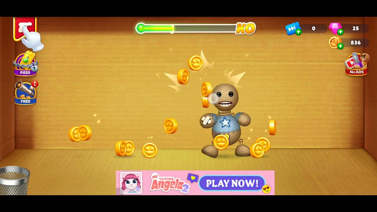 Kick The Buddy part 1 Punch Face death - YouTube