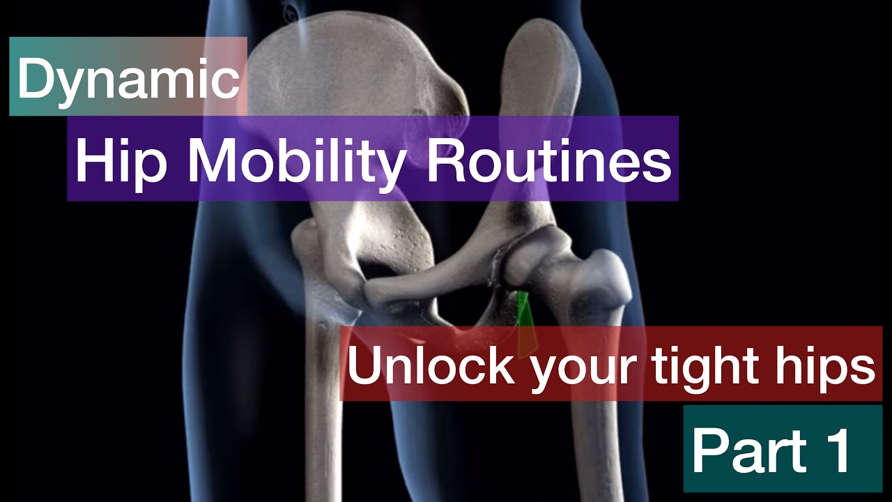 Dynamic Hip Mobility routines, unlock your tight hips (part 1 ...