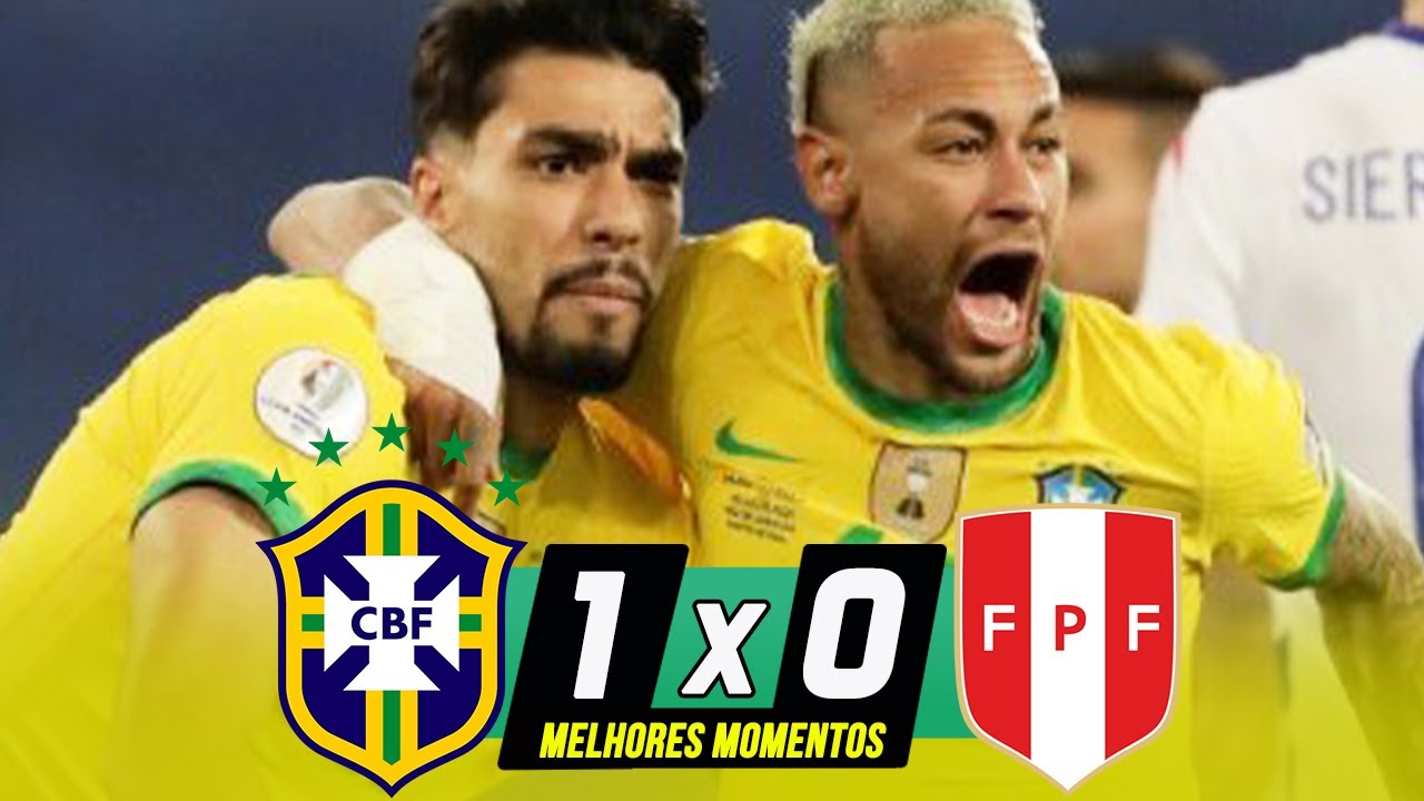 BRASIL 1 X 0 PERU | MELHORES MOMENTOS | SEMIFINAL COPA AMÉRICA 2021 ...