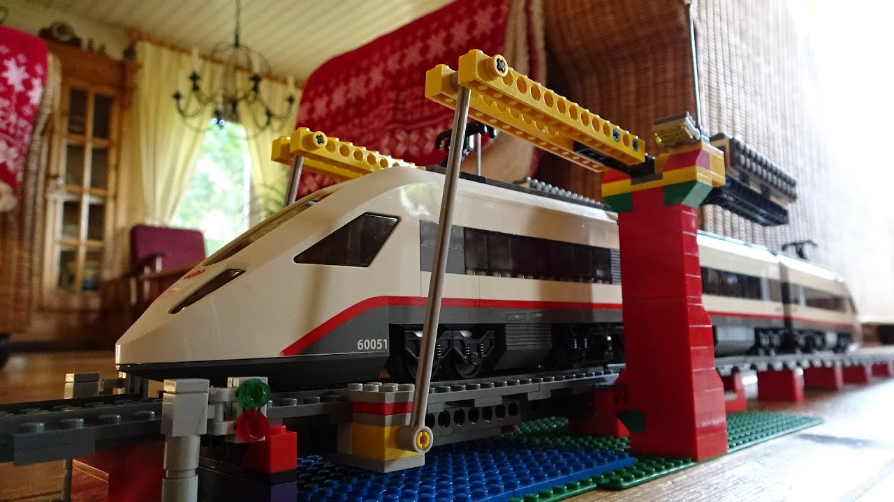 LEGO Train Drawbridge MOC - YouTube