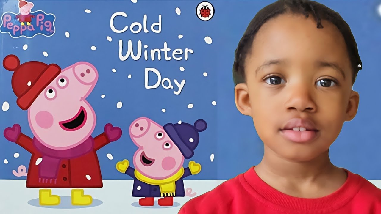 Peppa Pig - Cold Winter Day | Read Aloud Book For Kids - YouTube