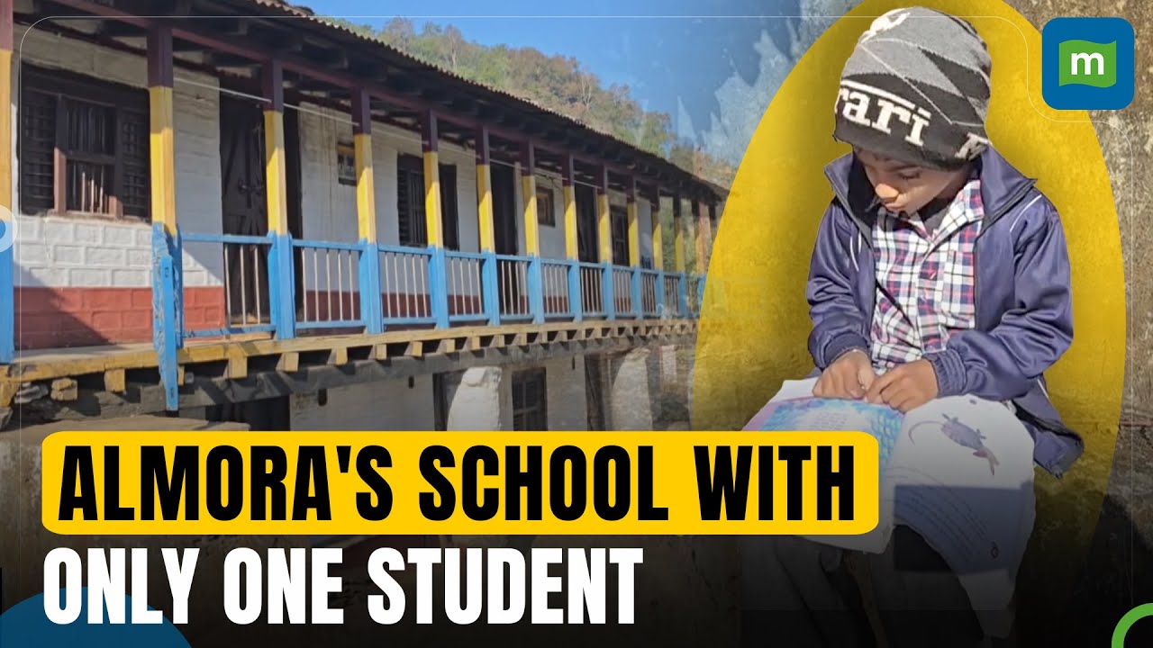 Almora's Unique School: One Student, Two Staff Members - YouTube