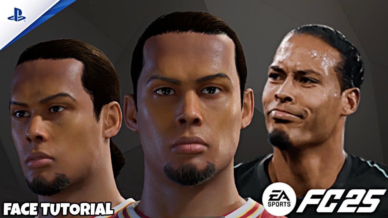 How To Make VIRGIL VAN DIJK in EA FC 25 (Face Tutorial) - YouTube