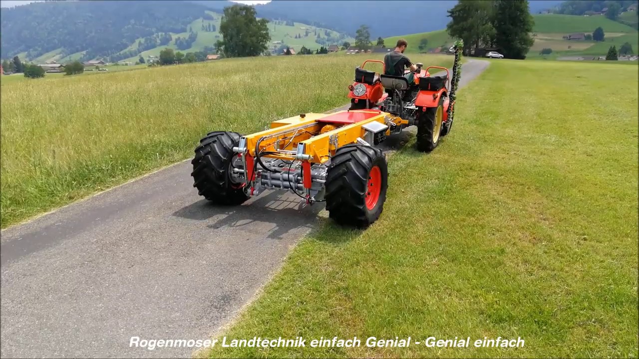 Steyr mit Steer Drive Trailer Fahrt - YouTube