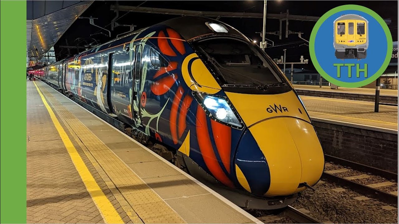 Class 802 departs Reading - YouTube