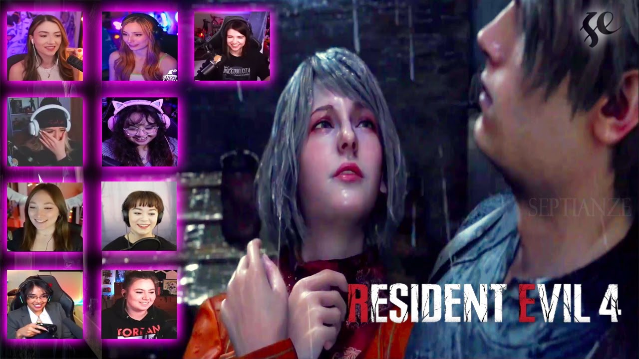 Girls React Leon's Catches Ashley - Resident Evil 4 Remake | # ...