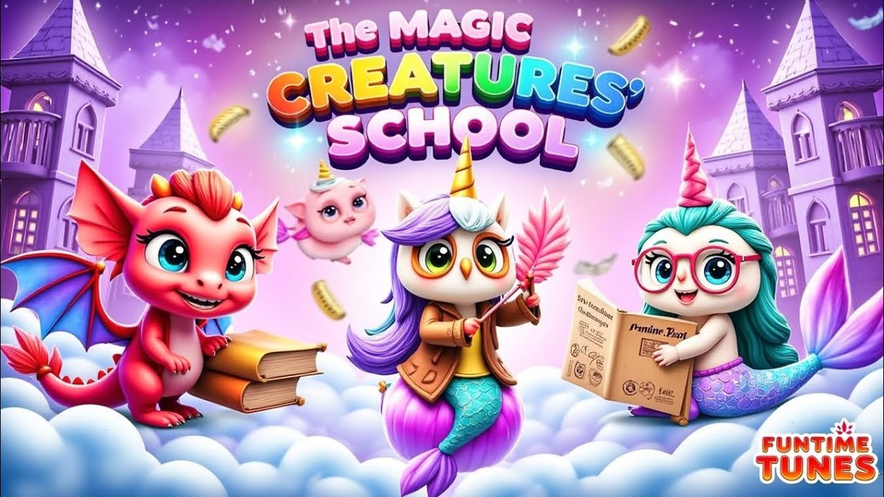 The Magic Creatures School | kids song - YouTube