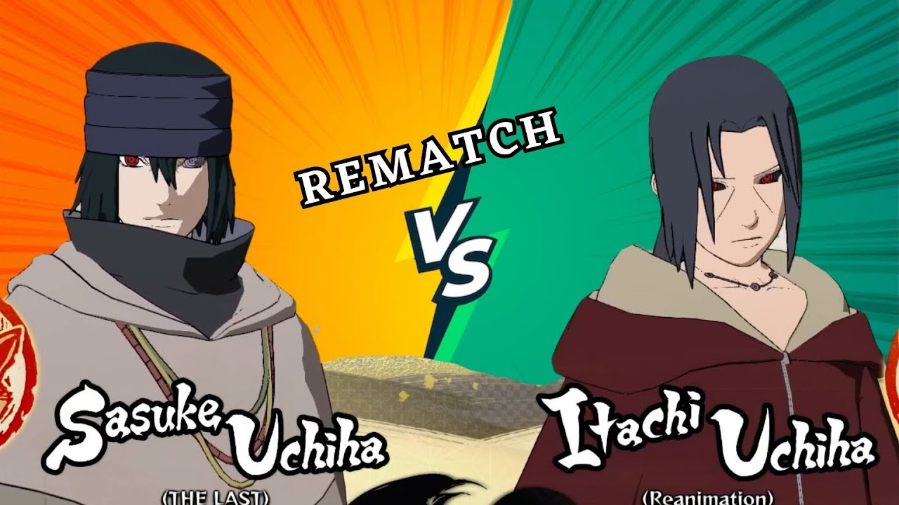 ᴴᴰ Sasuke The Last vs Itachi Uchiha Reanimation (AI vs AI) Naruto ...