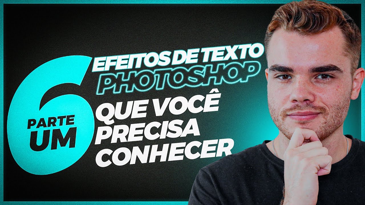 6 Efeitos De Texto No Photoshop Que Você Precisa Conhecer Parte 1