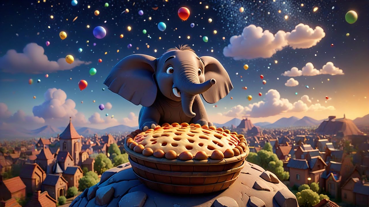 Elephant Ate the Moonlight Pie 🐘🥧🌝 | Fun Kids Story | Preschool ...