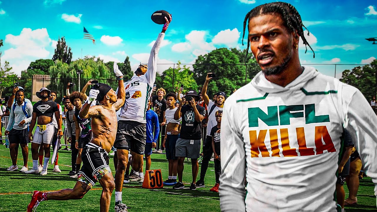 He EXPOSED 2 NFL Players w/ ONE HAND! ($10,000 Baltimore 1on1’s) - YouTube