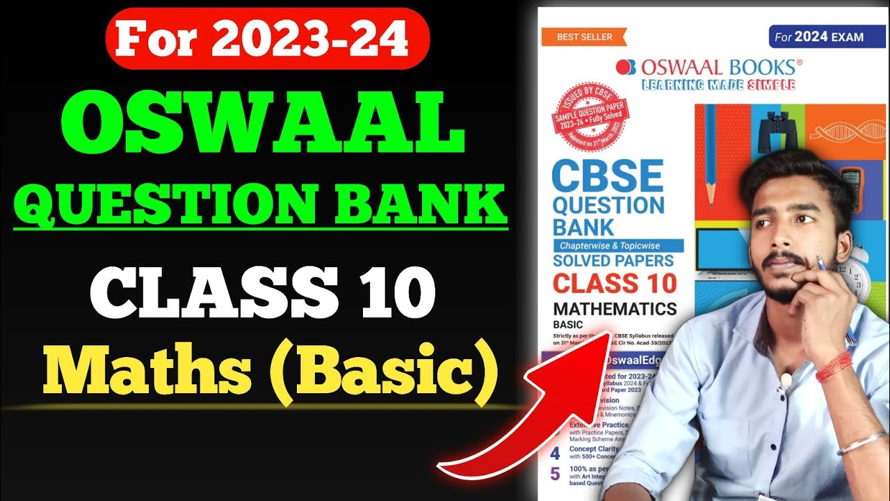 CBSE Question Bank Class 10 Maths Basic 2023-24 | Oswaal Question Bank ...