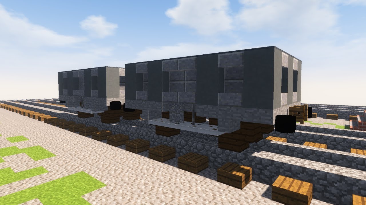Minecraft GWR coal wagon tutorial - YouTube