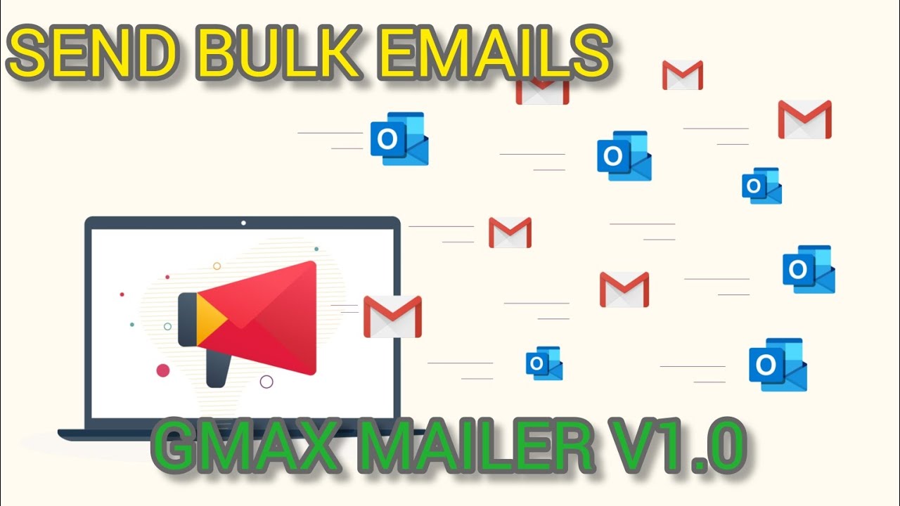 Send Bulk Emails using GMAX Mailer V1.0 (Full Inboxing Mailer ...