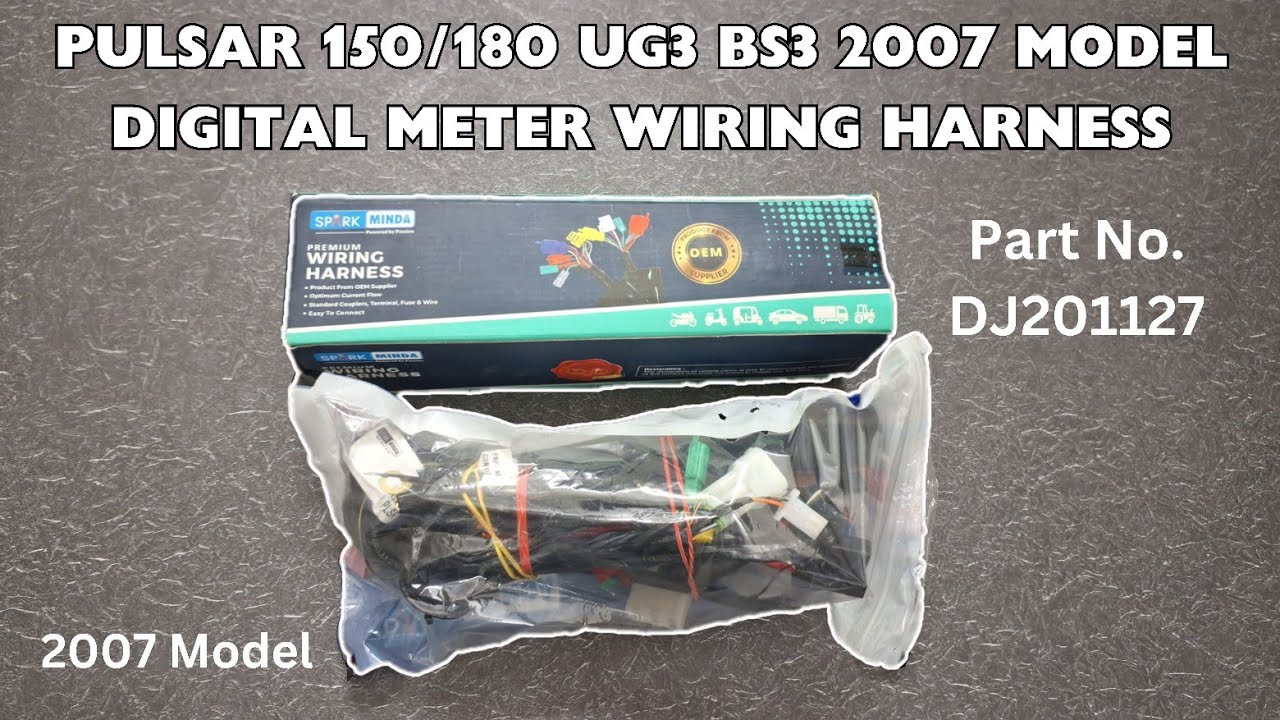 Pulsar 150/180 UG3 BS3 Full Wiring Harness Unboxing | Genuine Wiring ...