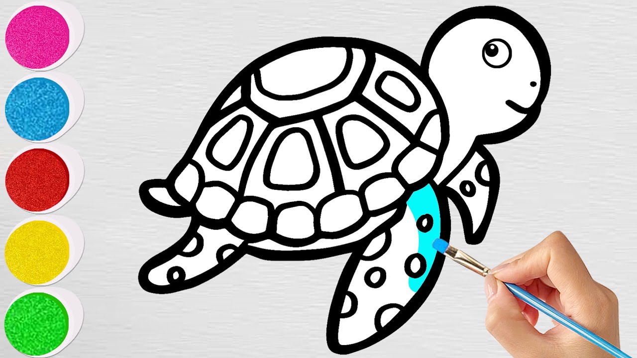 How to Draw a Turtle | Easy Step-by-Step Tutorial - YouTube