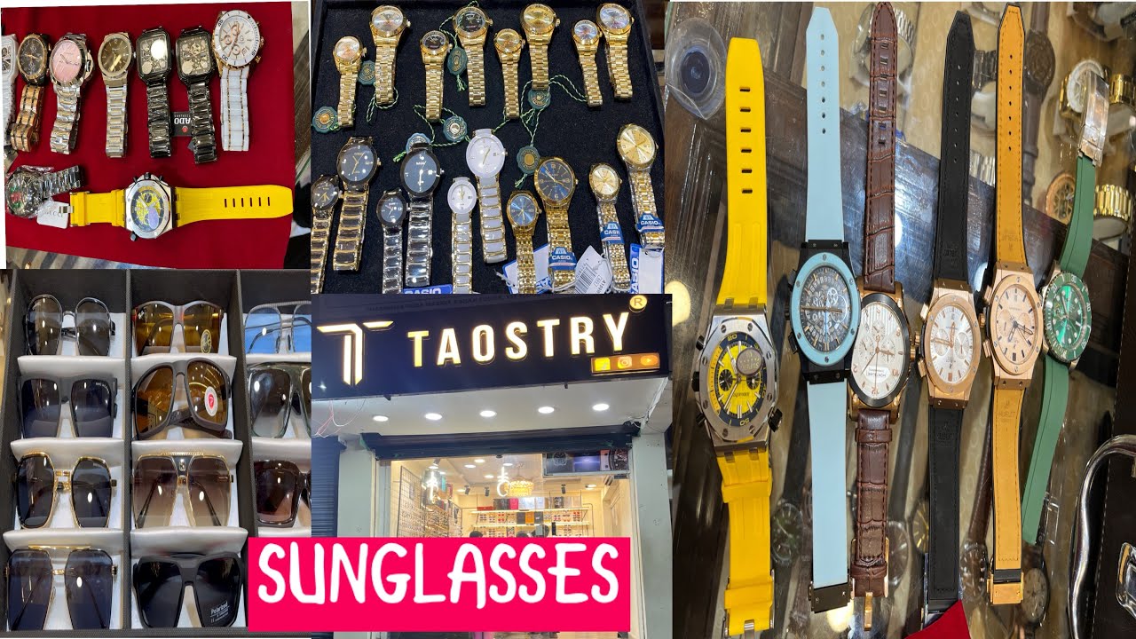 Charminar famous watches in Hyderabad, biggest collection sunglasses ...