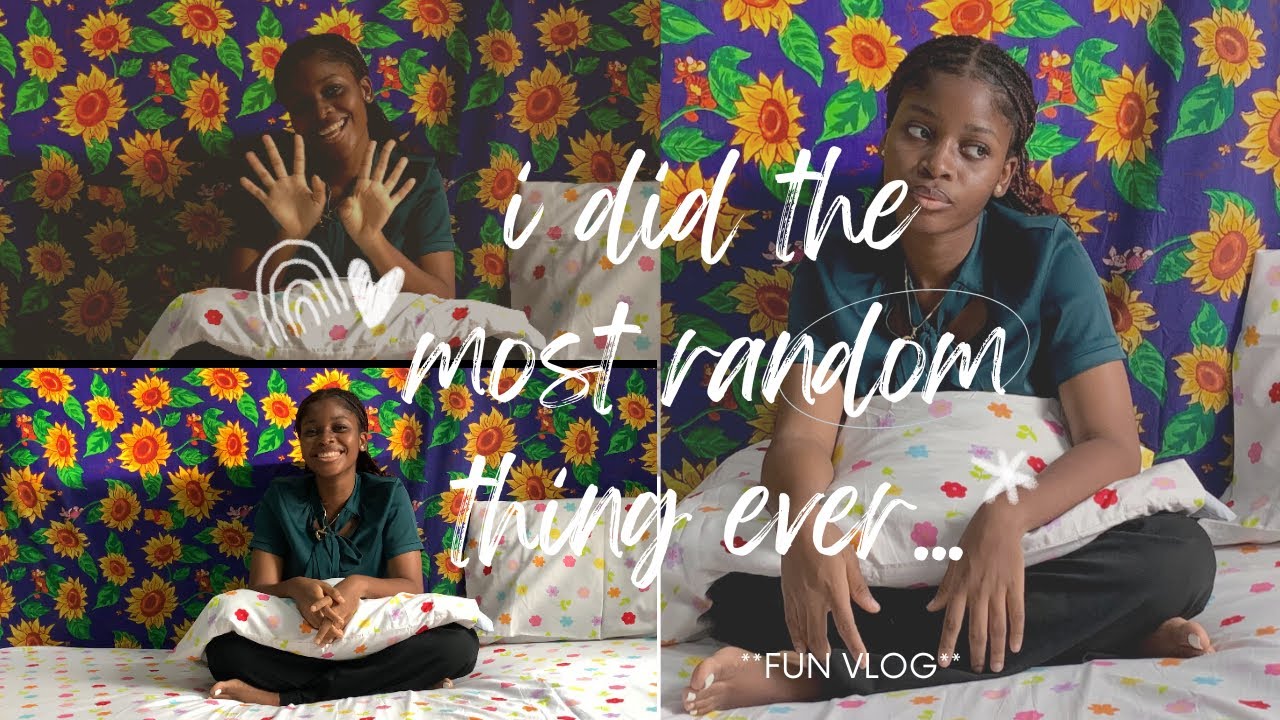 I did the most random thing ever! (my FIRST video/ getting out of my ...