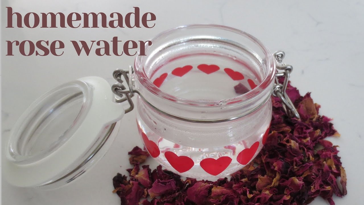 homemade rose water | DIY rose water at home | rose water to reduce ...