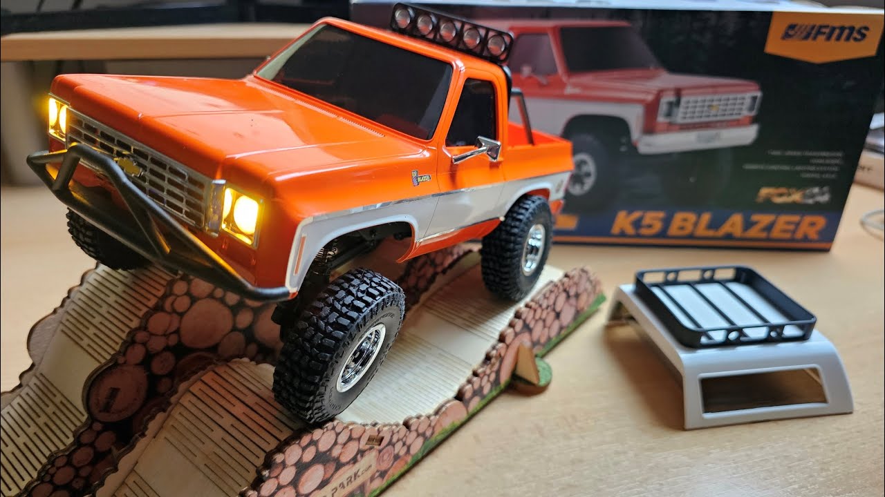 NEW! FMS K5 BLAZER RC CRAWLER - 1/24 SCALE FCX24 CHEVY BLAZER: THE ...