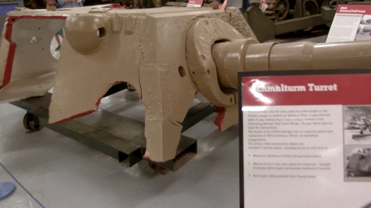 Tank Turret armor after years in artillery Range - YouTube