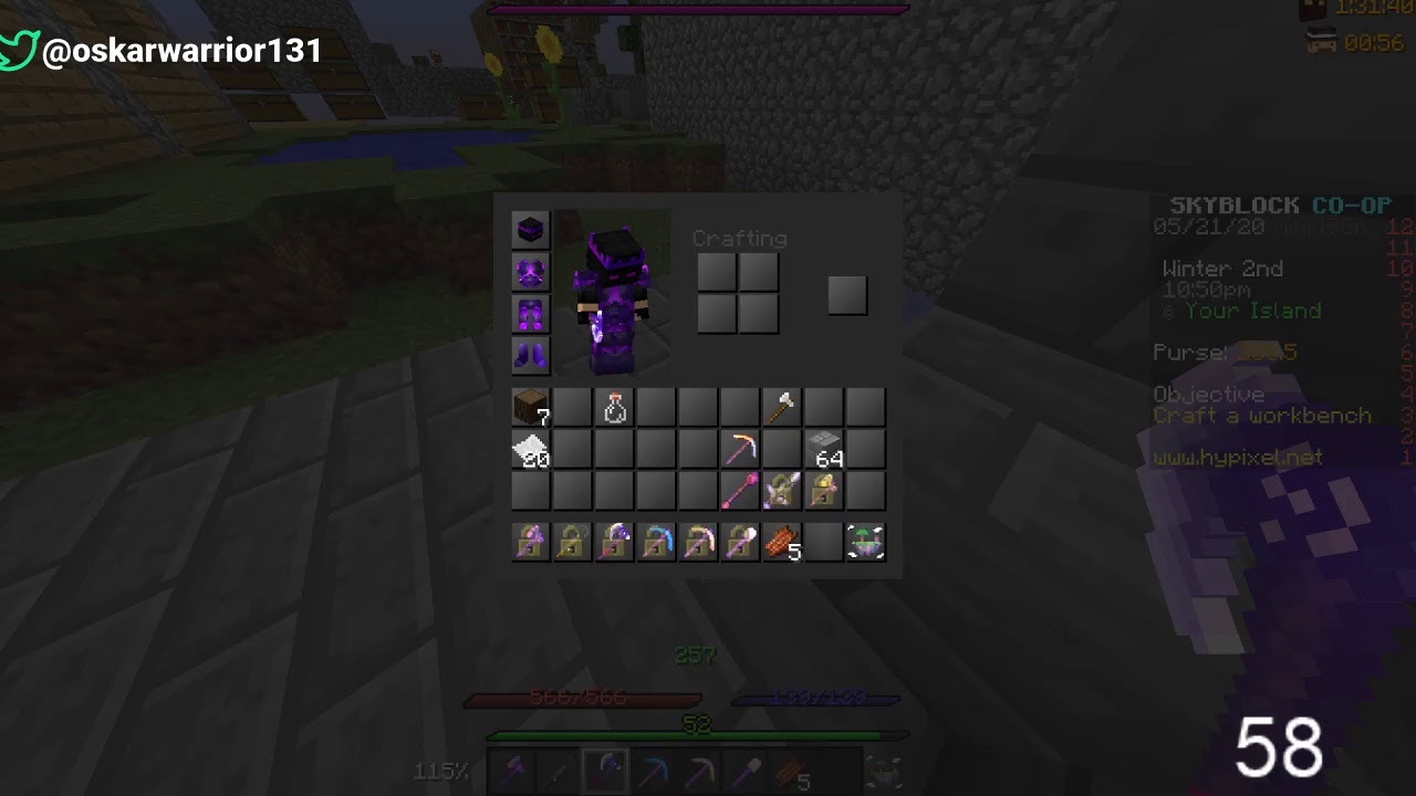 Hypixel Skyblock just chillin and waiting for update.. (Part 1) - YouTube