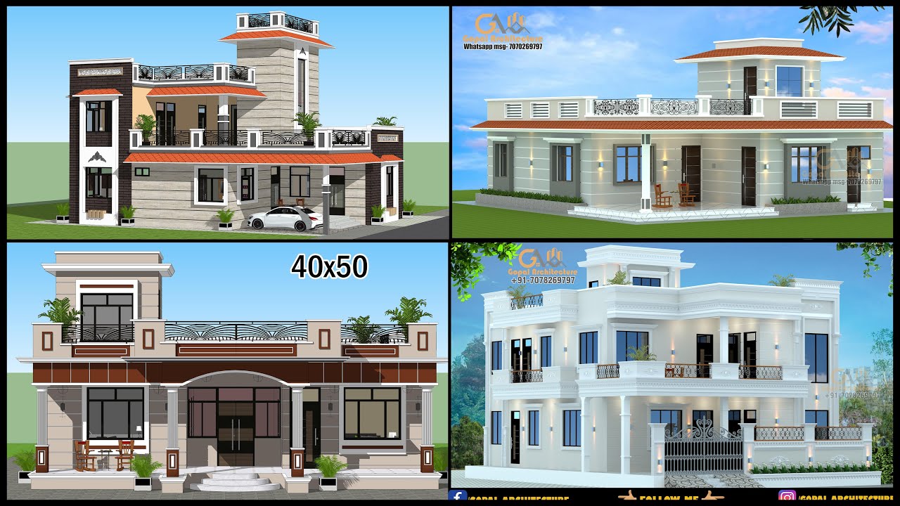 Top Village House Design, Villa Design, Luxury Villa Design For Village ...