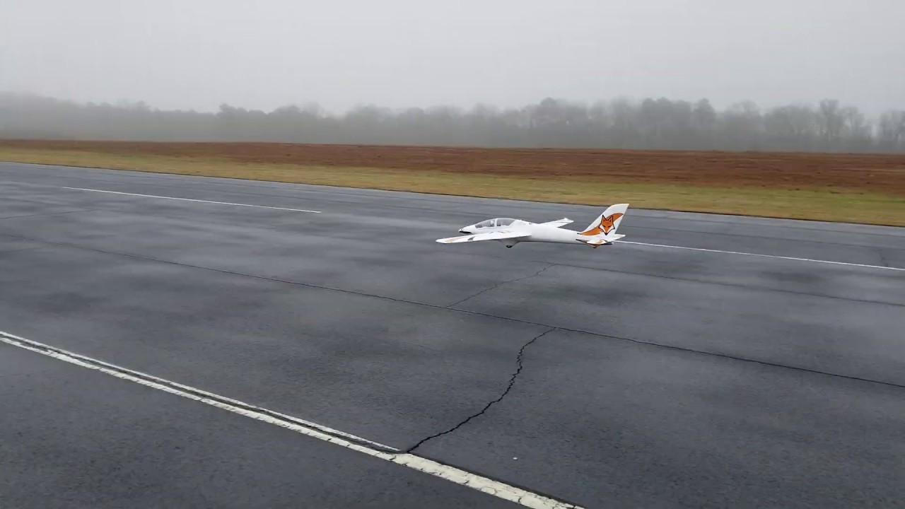 FMS Fox 3M (118") 12S Electric aerobatic glider - YouTube