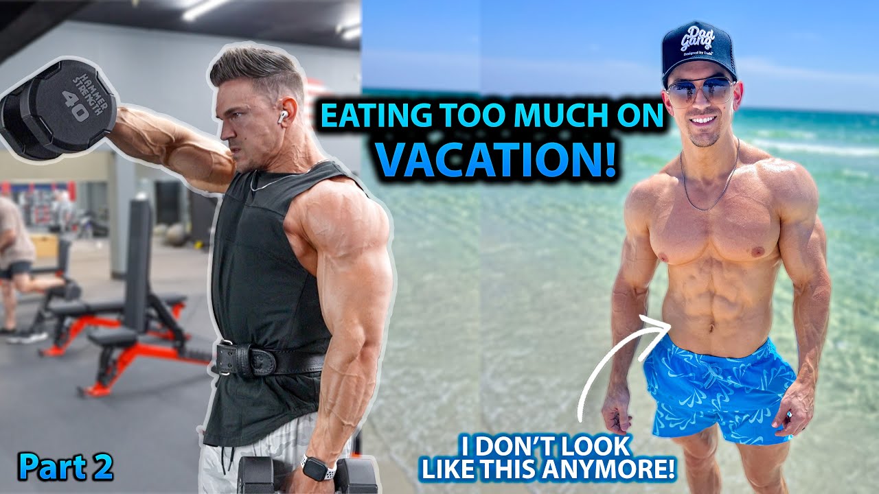 GETTING TOO FAT ON VACATION | HUGE SHOULDER WORKOUT | PART 2 - YouTube