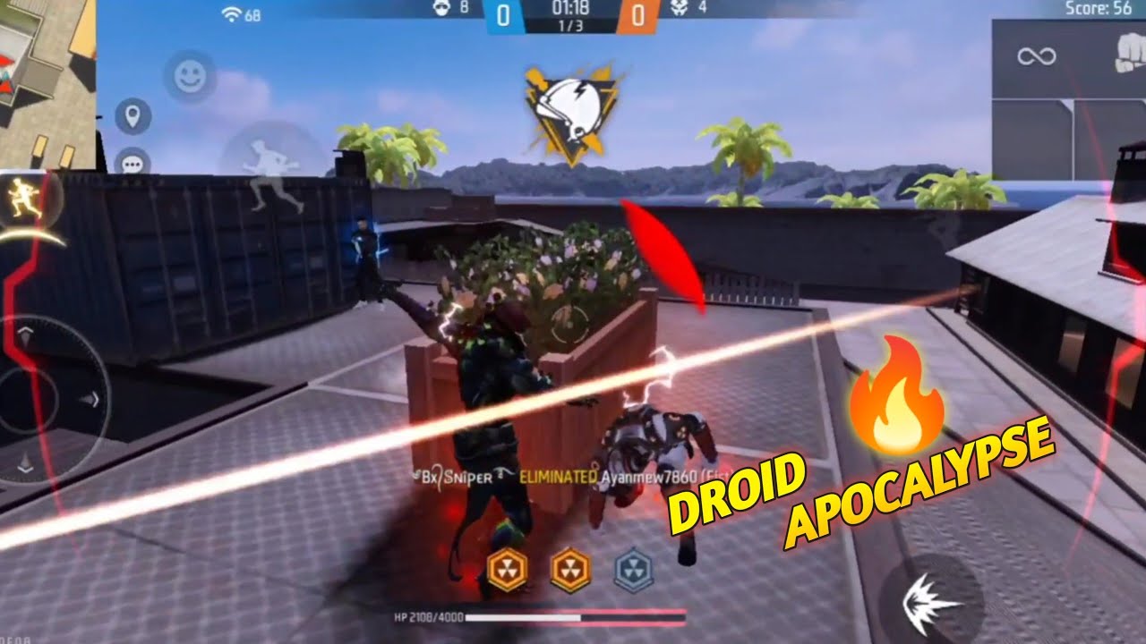 New Droid Apocalypse Mod Gameplay In Free Fire 🔥 - YouTube
