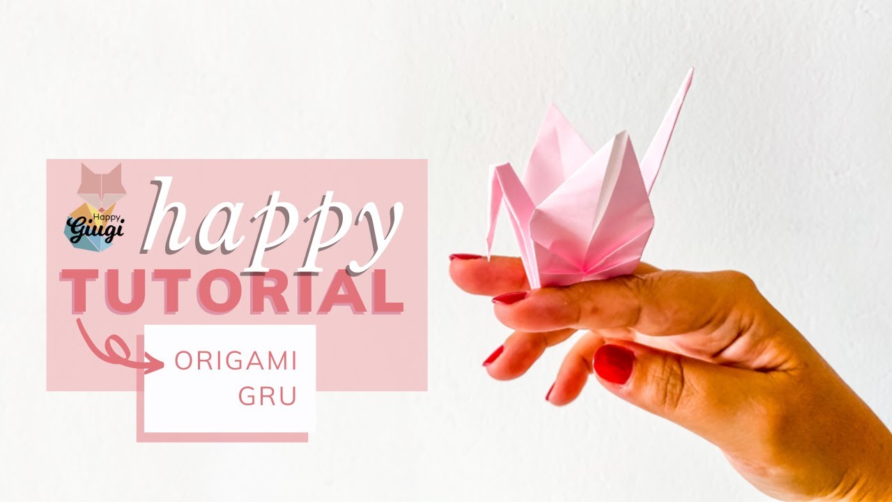 Tutorial: ORIZURU/ origami GRU / CRANE - YouTube