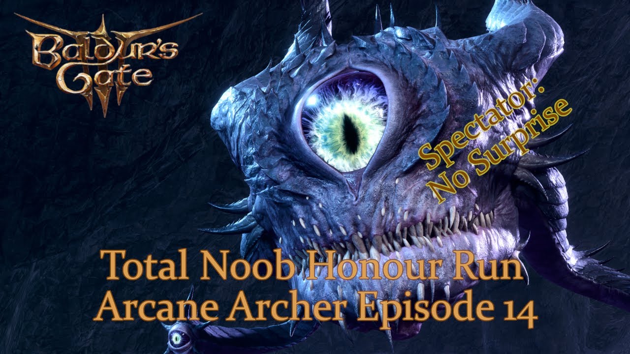 Baldur's Gate 3 - Arcane Archer Total Noob Honour Run - Spectator ...