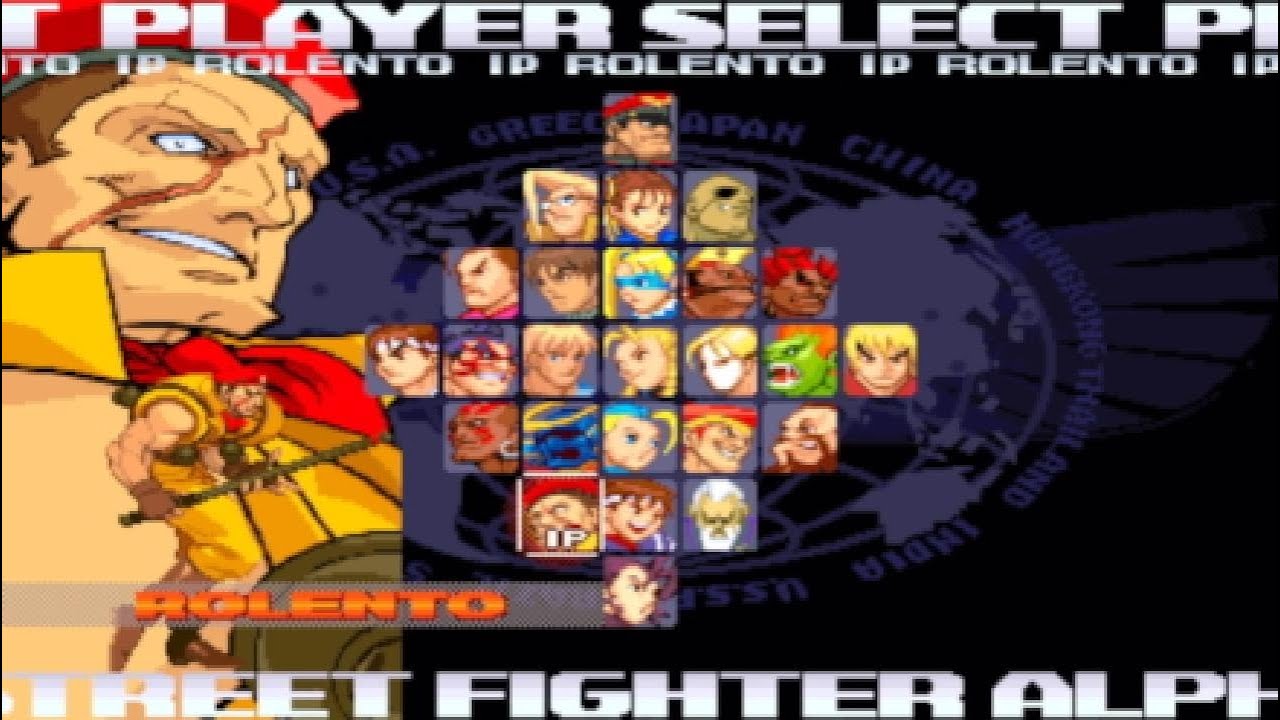 Street Fighter Alpha 3 Rolento Arcade [SF: Ep 46] - YouTube
