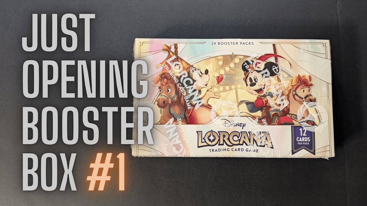 Just Opening – Disney Lorcana Fabled Booster Box (No Talking) - YouTube